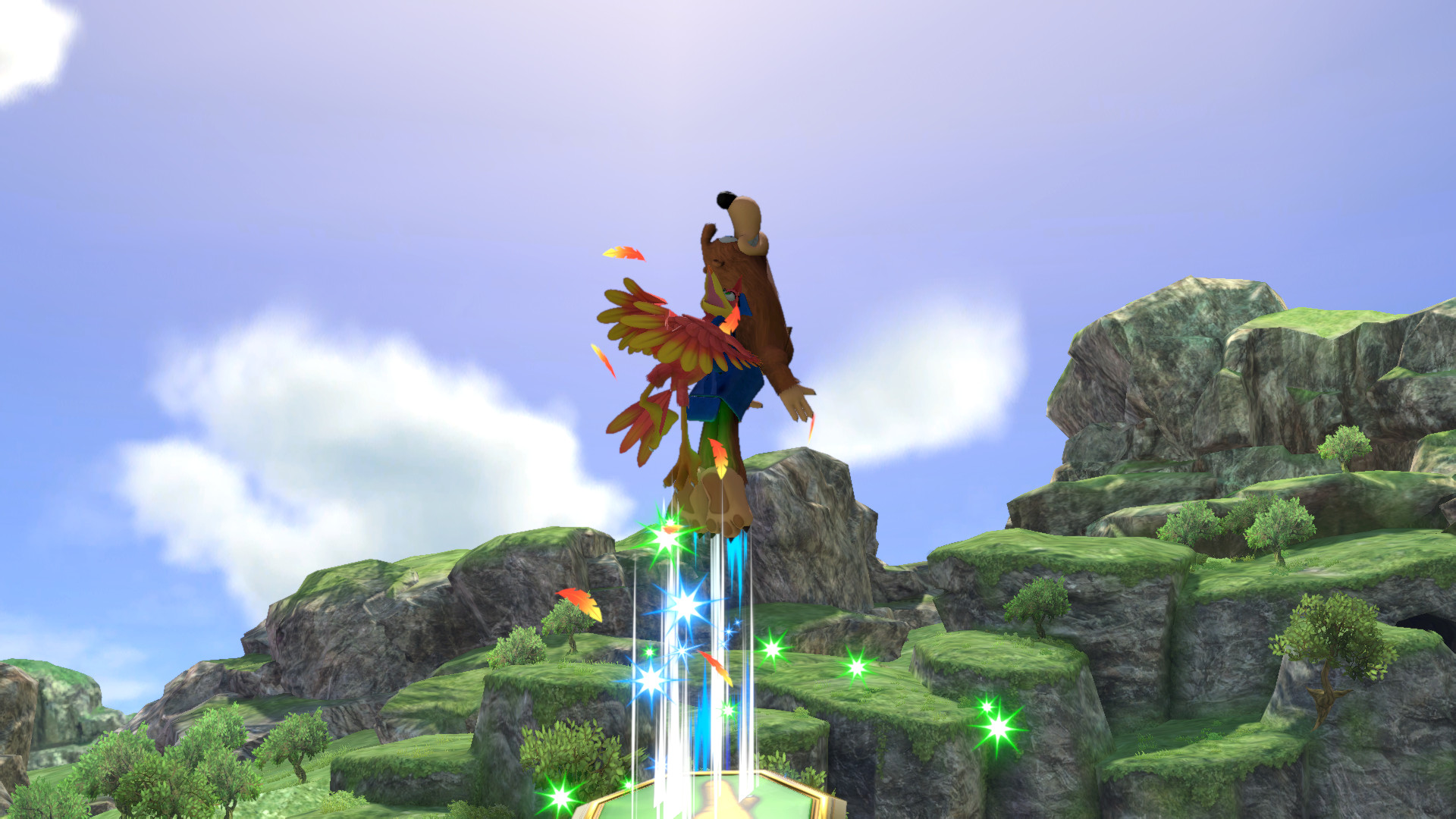 Kazooie-Banjo (Kazooie with Banjo in the Backpack) Mod for Super Smash ...