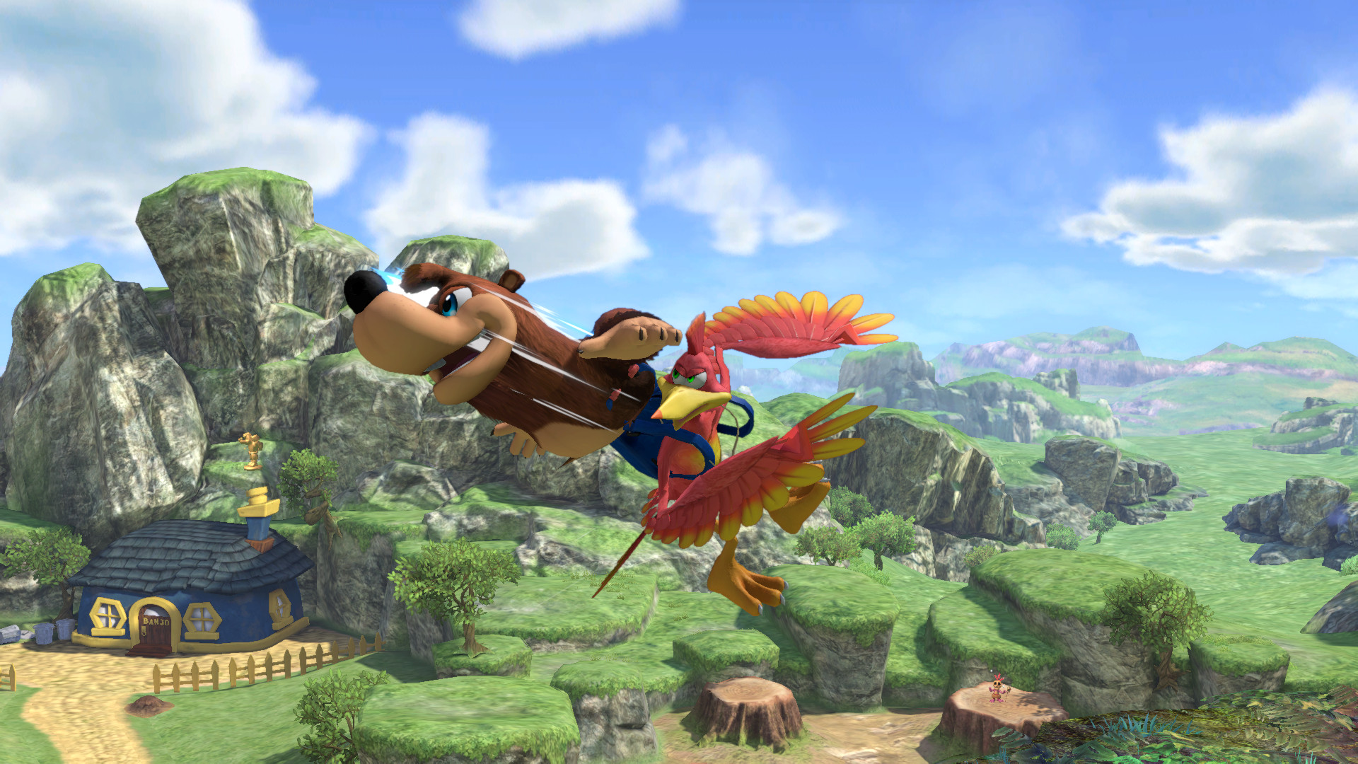 Kazooie-Banjo (Kazooie with Banjo in the Backpack) Mod for Super Smash ...