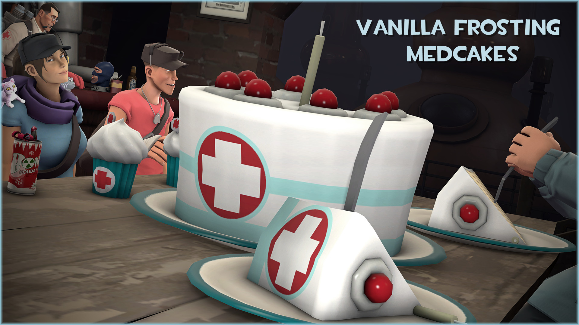 Vanilla Frosting Medcakes Mod for Team Fortress 2 | TF2 Mods