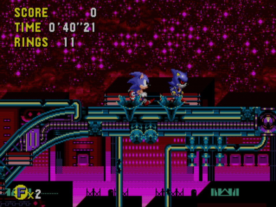 Sonic CD Metal Sonic red eyes Mod for Sonic CD (1993) | SCD93 Mods