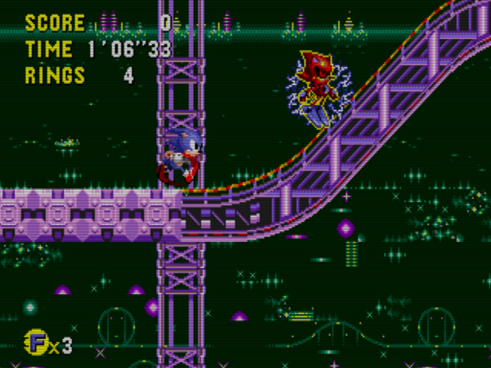 Sonic CD Metal Sonic red eyes Mod for Sonic CD (1993) | SCD93 Mods