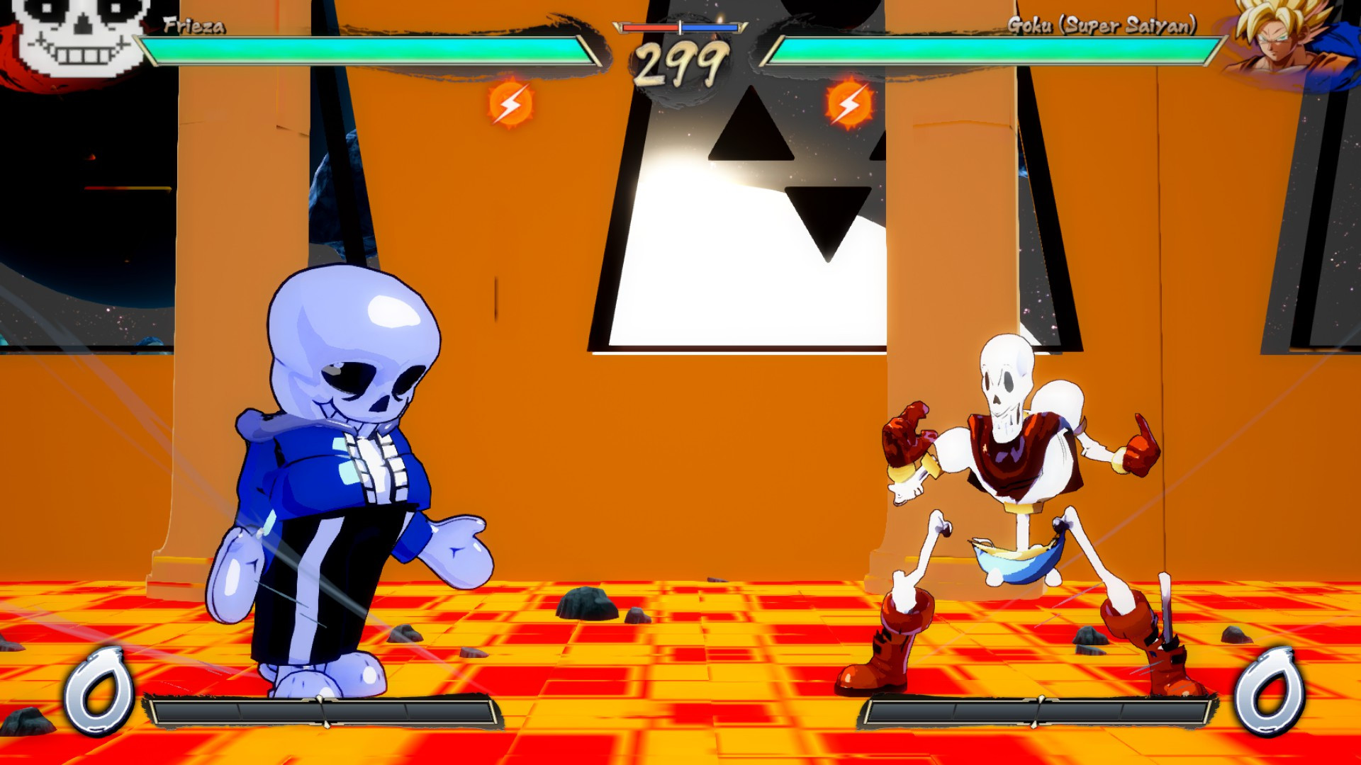 Judgment hall (Undertale) Mod for Dragon Ball FighterZ | DB:FZ Mods