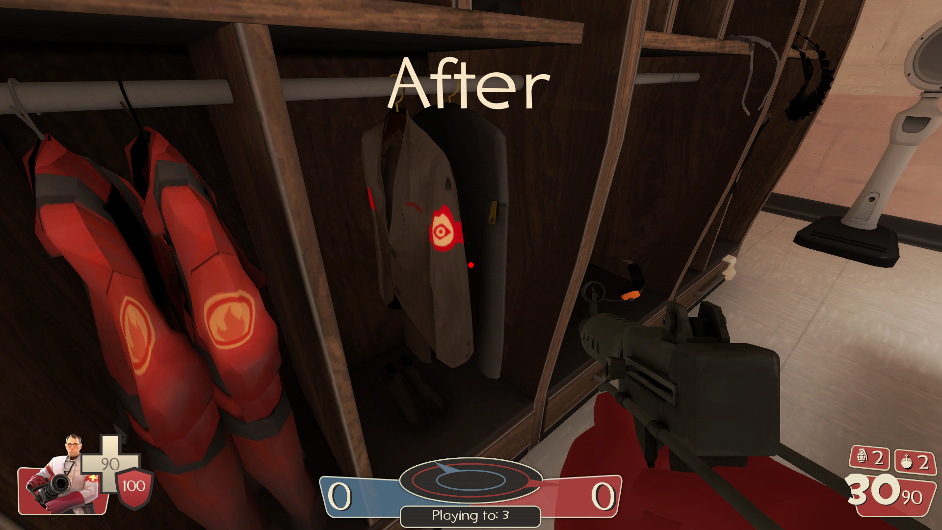 Uniform Lockers with Spy Emblem Mod for Pre-Fortress 2 | PF2 Mods