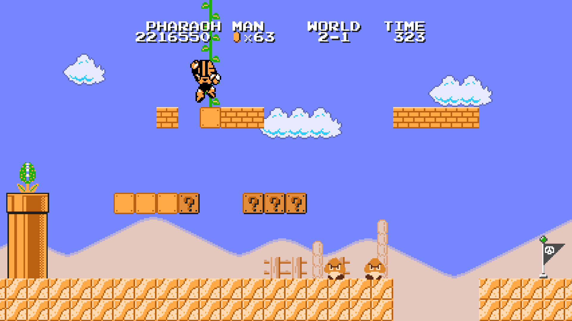 YorkieYT’s NES Pharaoh Man(CUSTOM CHARACTER) Mod for Super Mario Bros ...