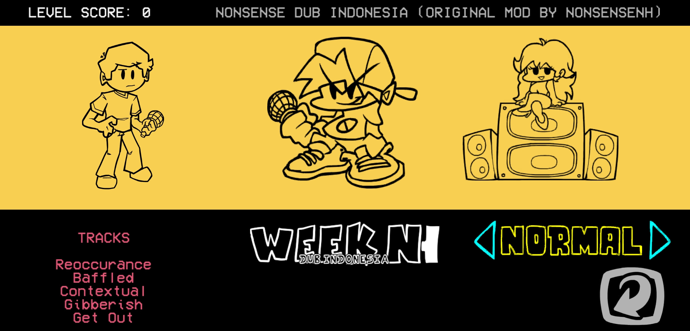 Nonsense 1.5 Dub Indonesia [FANDUB] Mod for Friday Night Funkin' | FNF Mods