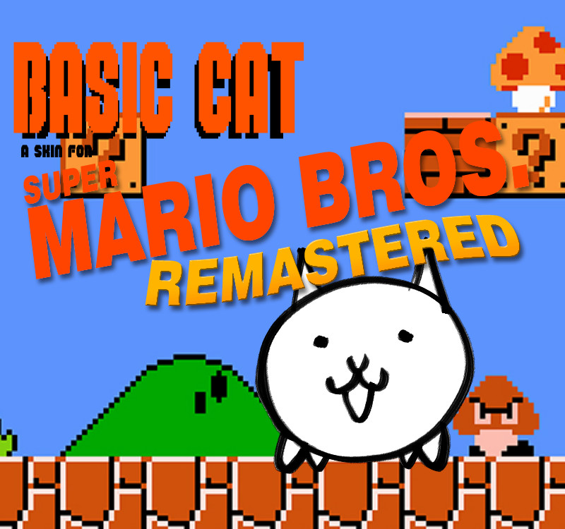 Basic cat (The battle cats) Mod for Super Mario Bros. Remastered ...