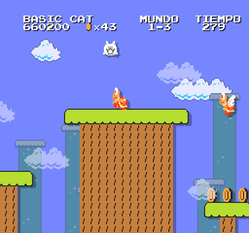 Basic cat (The battle cats) Mod for Super Mario Bros. Remastered ...