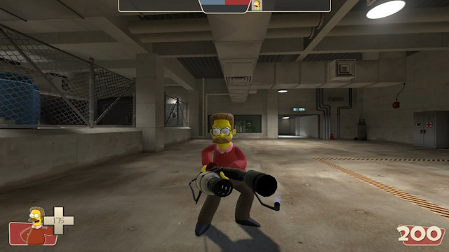 Ned Flanders over Pyro Mod for Team Fortress 2 | TF2 Mods