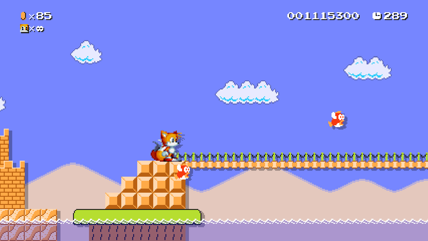 Tails + SFX (Sonic Mania) Mod for Super Mario Bros. Remastered ...