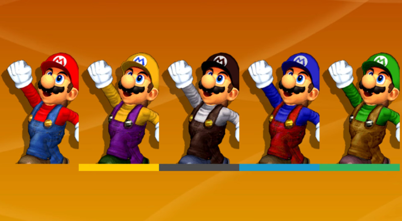 All Smash Melee Mario Outfits! Mod for Super Mario Bros. Remastered ...