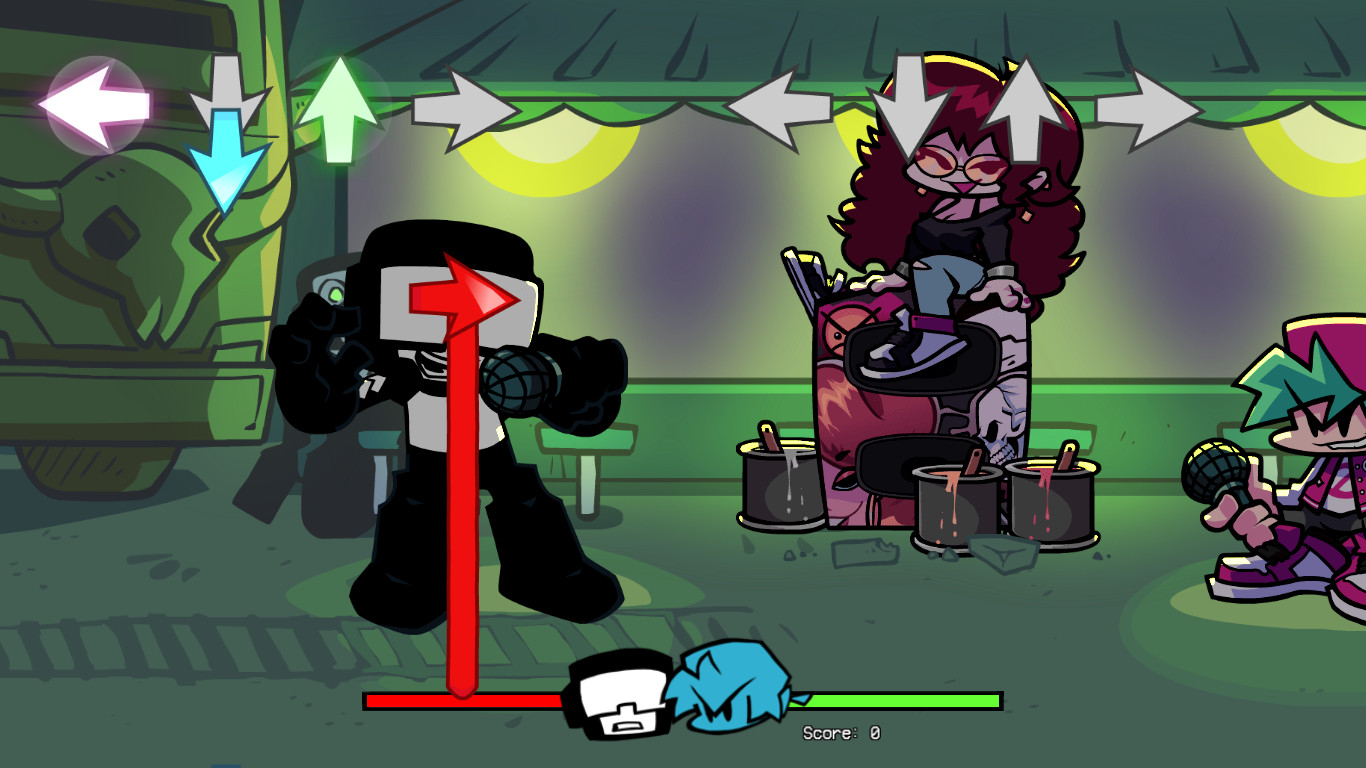 Baddies Skins V Slice Port Mod for Friday Night Funkin' | FNF Mods