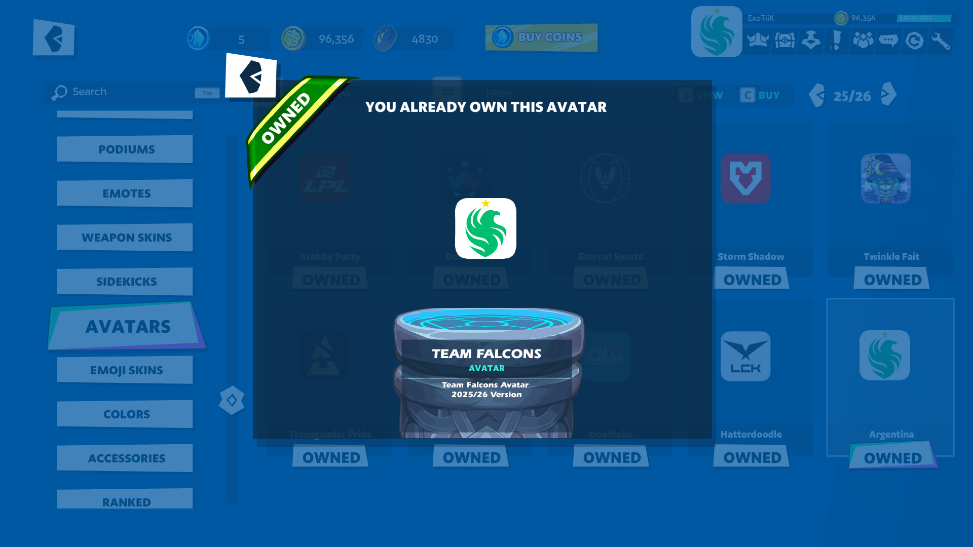 Global eSports Avatar Pack [v1.8] Mod for Brawlhalla | BHalla Mods