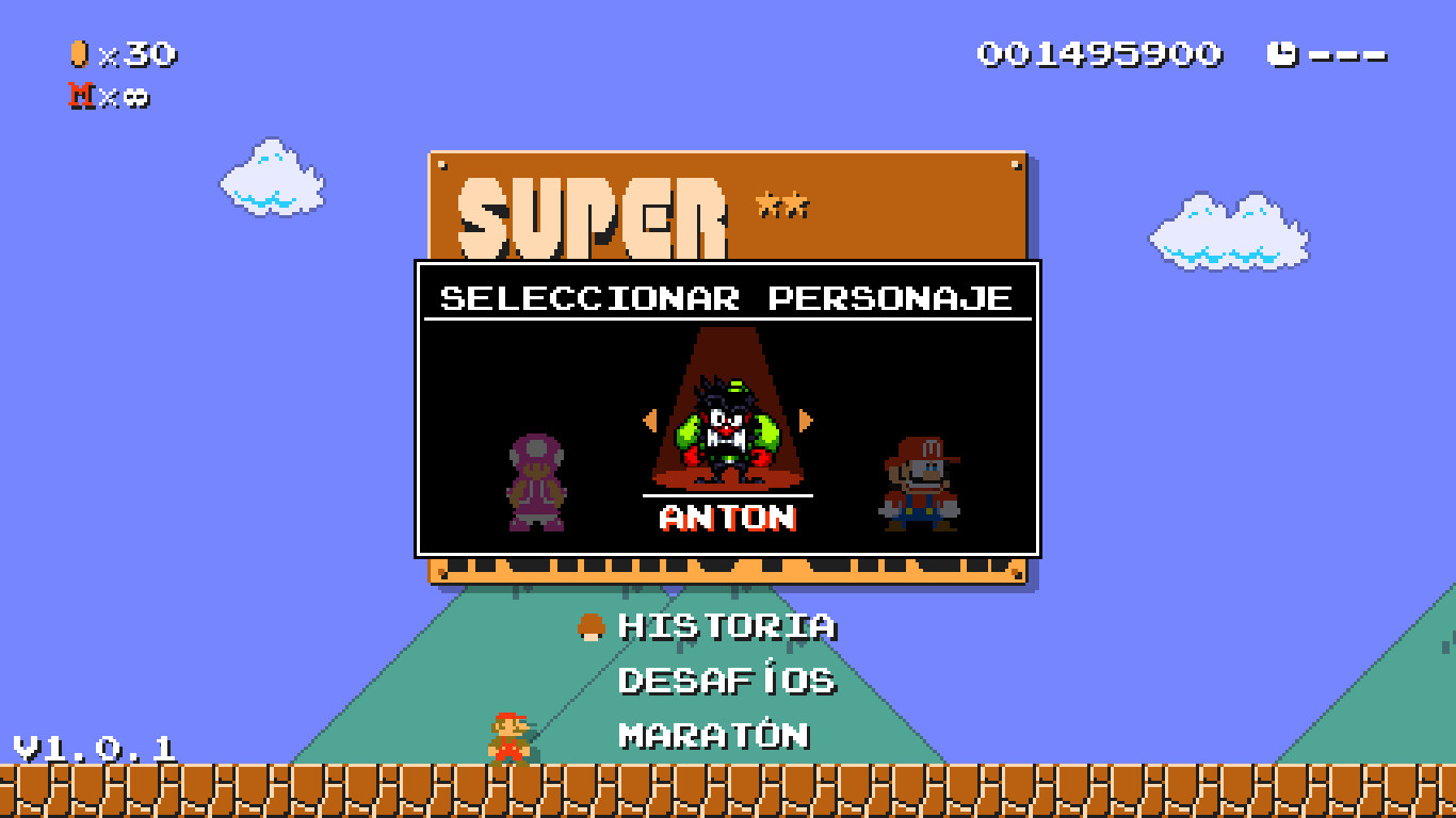 Dynamite Anton +SFX (Antonblast) Mod for Super Mario Bros. Remastered ...