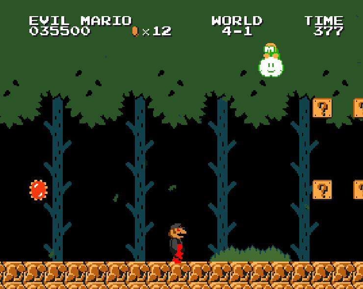 PLAYABLE EVIL MARIO (WITH CUSTOM SFX) Mod for Super Mario Bros ...