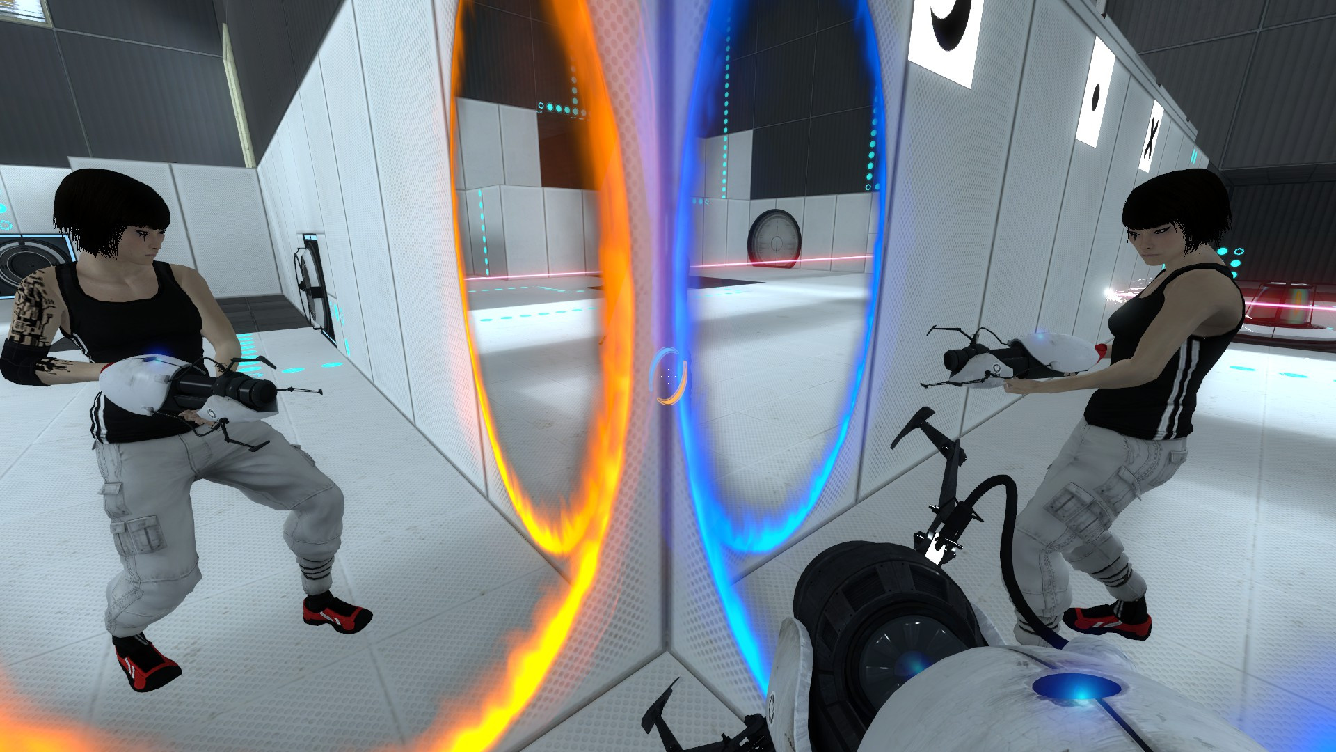 Faith Conners Playermodel| Mirror's Edge Mod for Portal 2 | P2 Mods