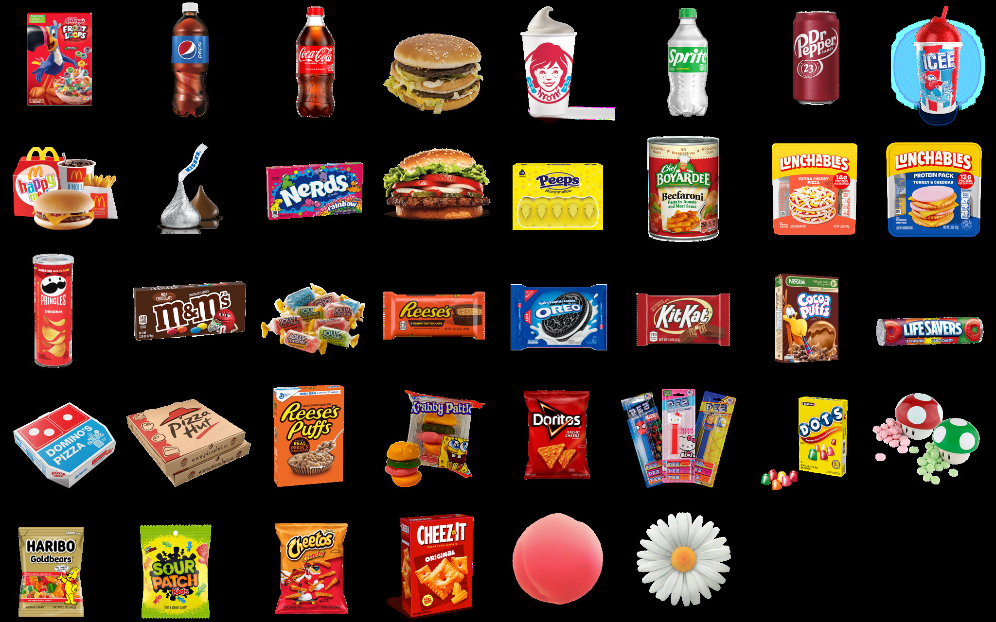 Real Food Brand Foods Mod for Super Smash Bros. Ultimate | SSBU Mods