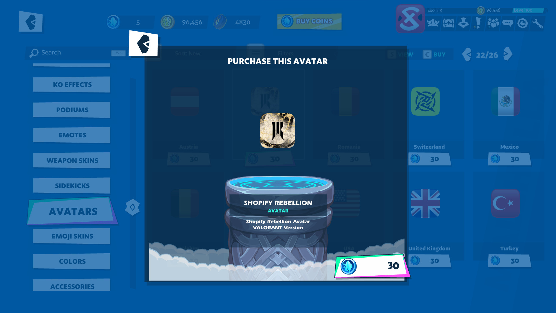 Global eSports Avatar Pack [v1.8] Mod for Brawlhalla | BHalla Mods
