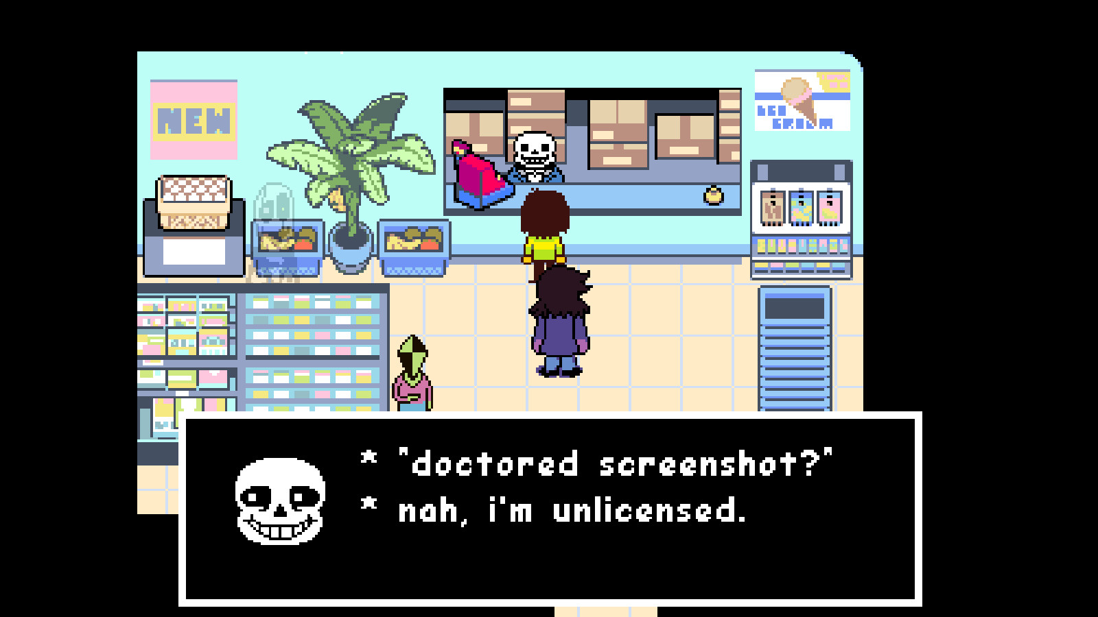sans face unbuster Mod for Deltarune | DR Mods