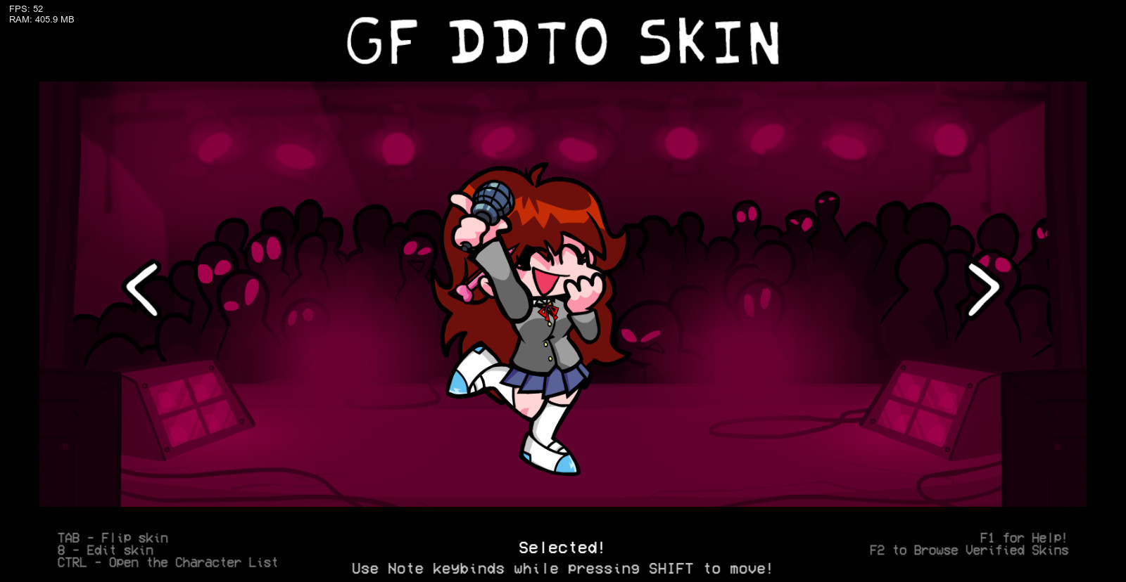 GF DDTO Skin Psych Engine Online Mod for Friday Night Funkin' | FNF Mods