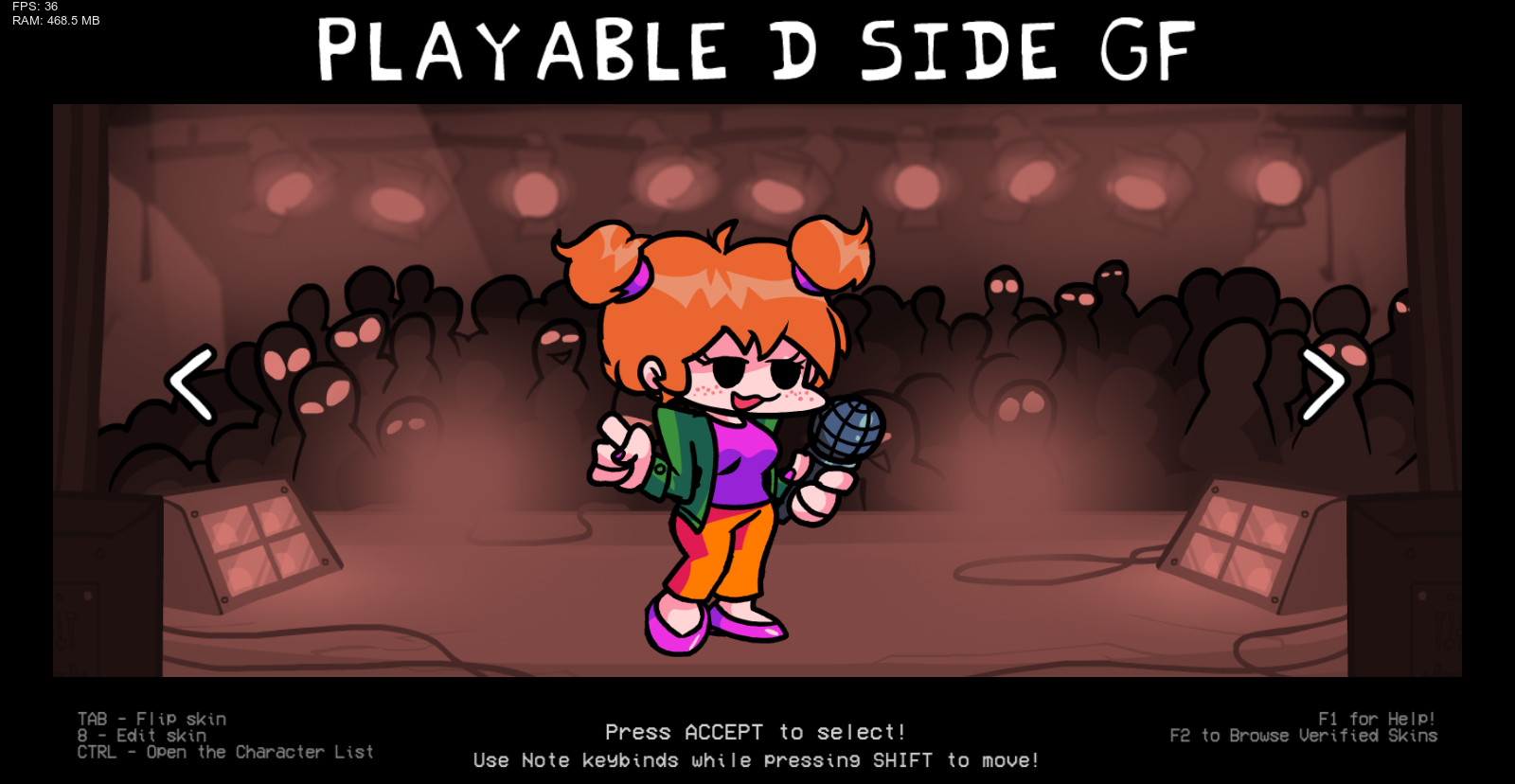 Playable D-side GF Psych Online Mod for Friday Night Funkin' | FNF Mods
