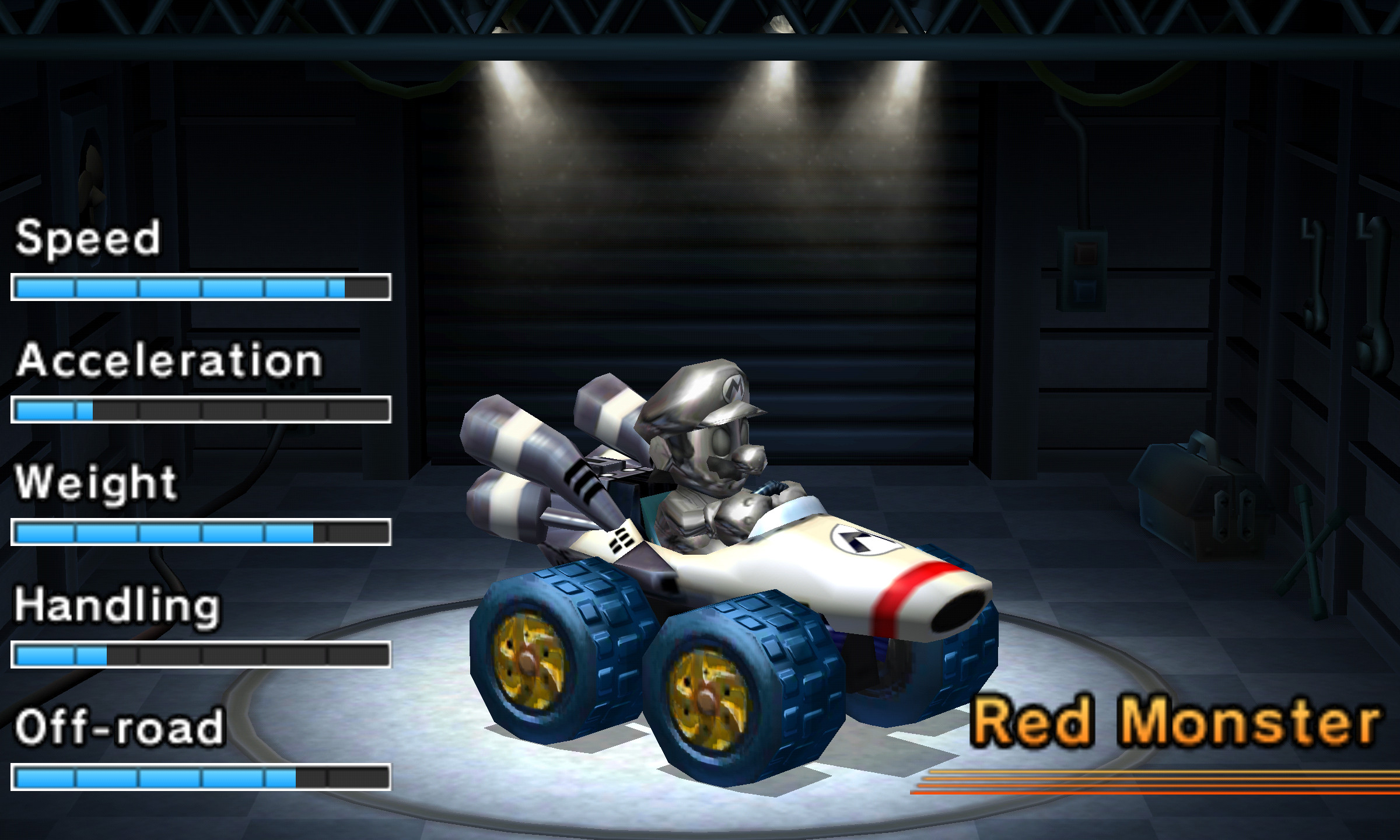 Swapped Monster Tires Mod for Mario Kart 7 | MK7 Mods