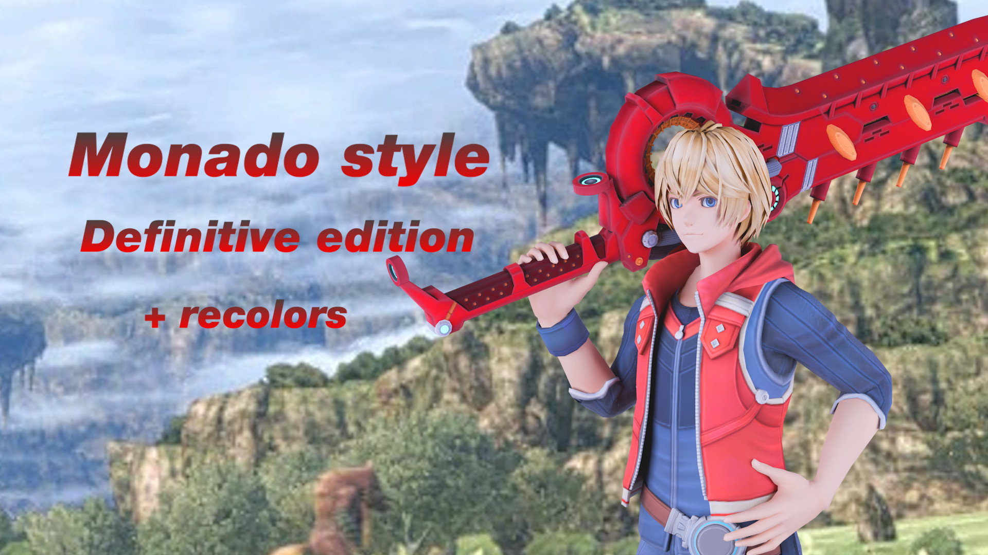Shulk monado style DEFINITIVE EDITION (remake) Mod for Super Smash Bros ...