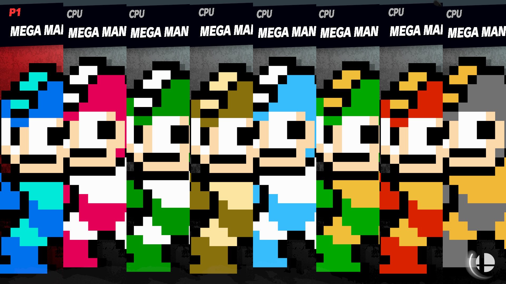 8-Bit Mega Man Mod for Super Smash Bros. Ultimate | SSBU Mods