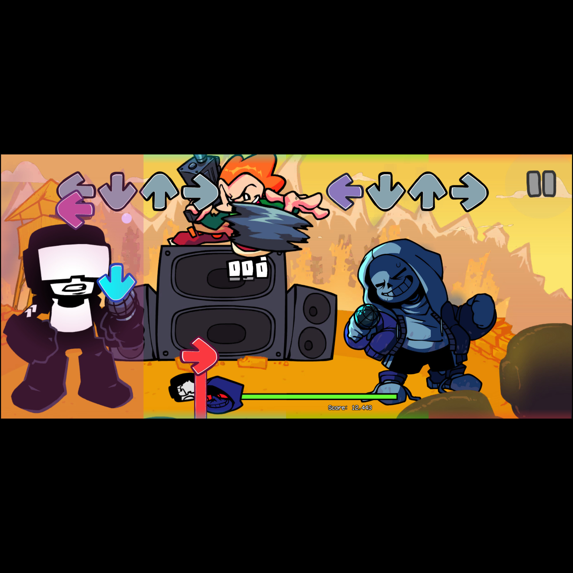 Sans Dustin Skins Pack Mod for Friday Night Funkin' | FNF Mods