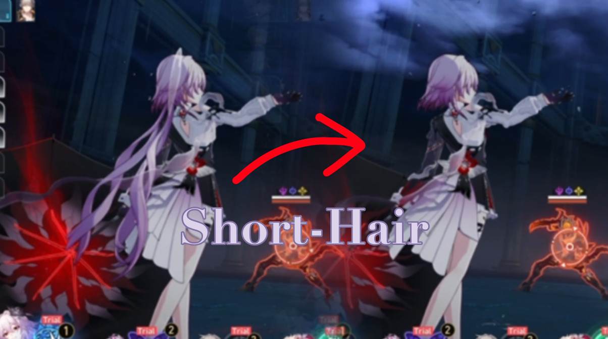 Short-Haired Evernight Mod for Honkai Star Rail | HSR Mods