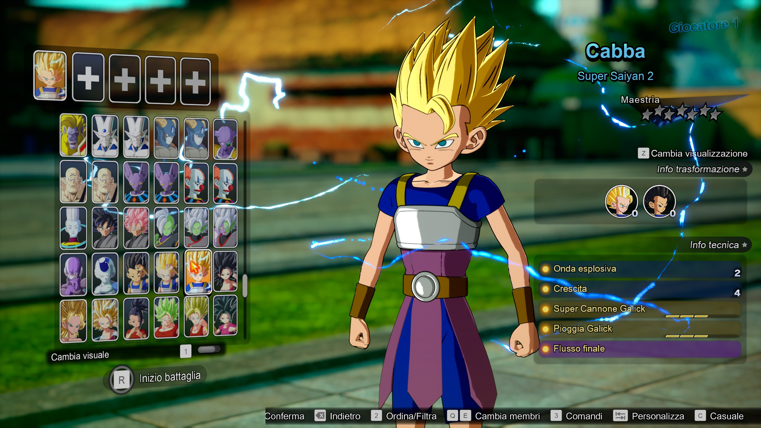 Character Lightning on Character Selection Mod for Dragon Ball ...