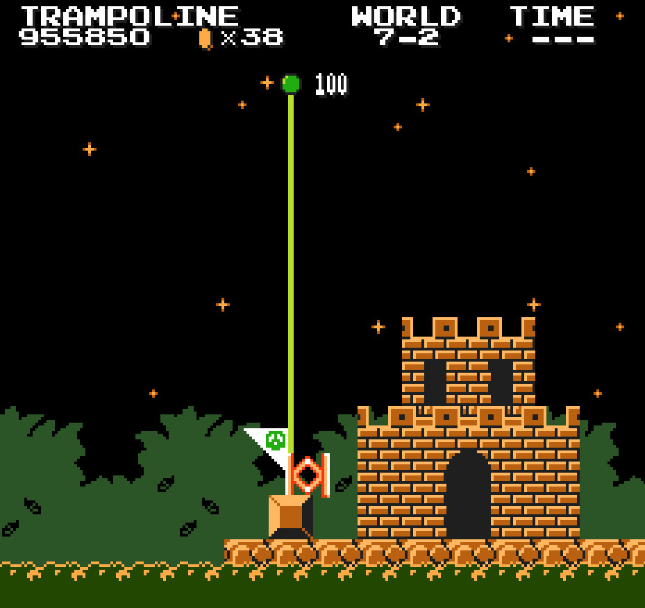 Trampoline Mod for Super Mario Bros. Remastered [Unofficial] | SMB1R Mods