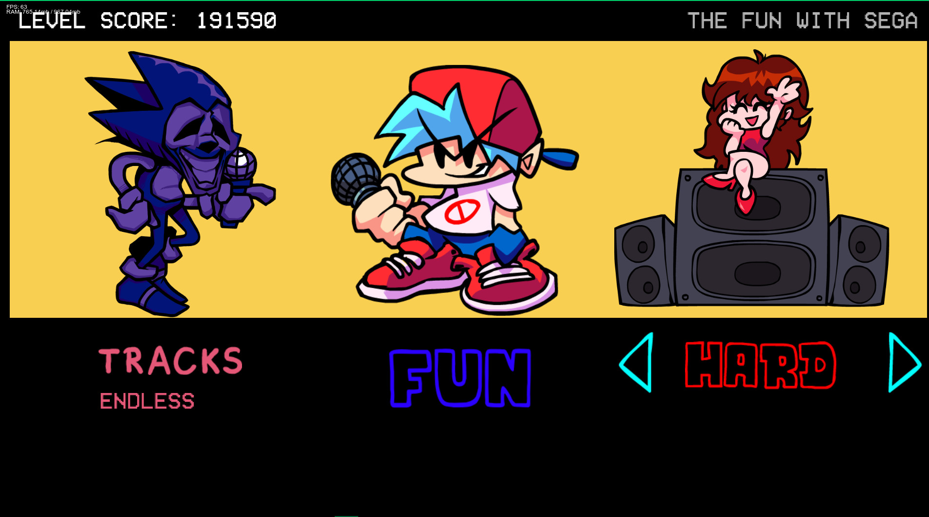 The fun with Sega (Psych Engine Port) Mod for Friday Night Funkin ...