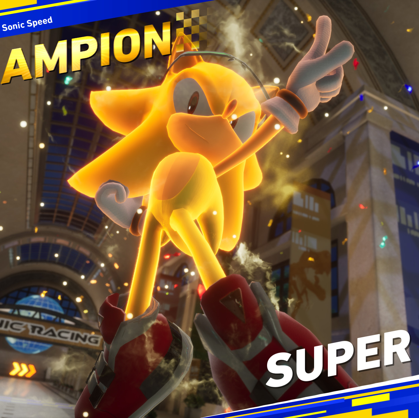 Riders Sonic and Super Sonic Mod for Sonic Racing: CrossWorlds | SR:CW Mods