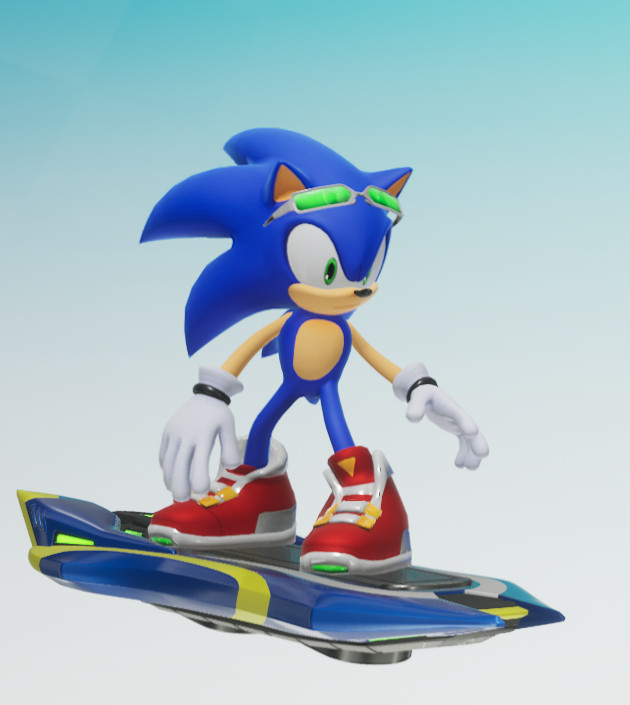 Riders Sonic and Super Sonic Mod for Sonic Racing: CrossWorlds | SR:CW Mods
