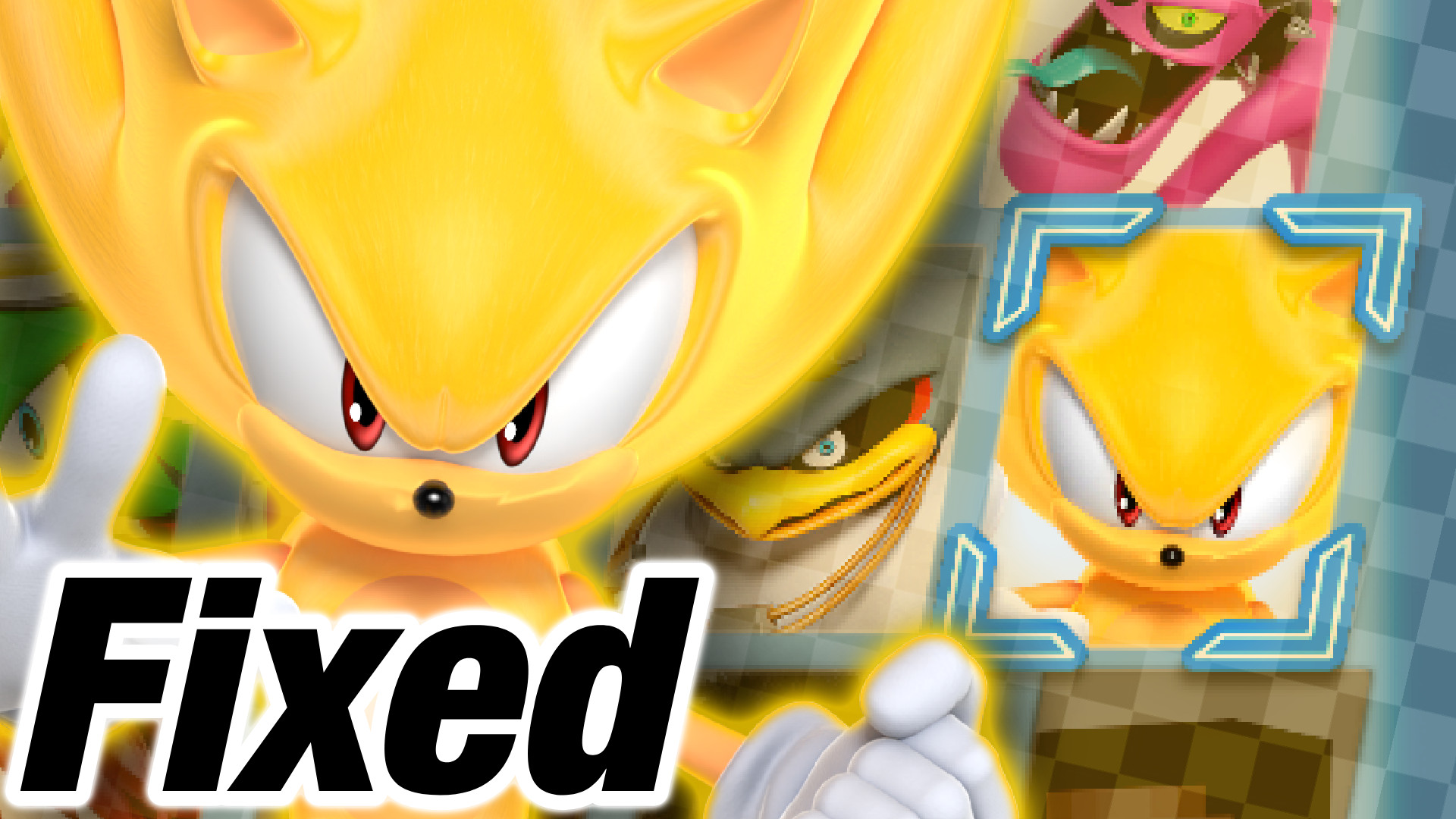 Re-done Super Sonic Render Mod for Sonic Racing: CrossWorlds | SR:CW Mods