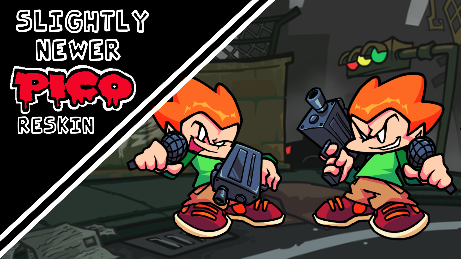 Slightly Newer Pico Sprites Mod for Friday Night Funkin' | FNF Mods