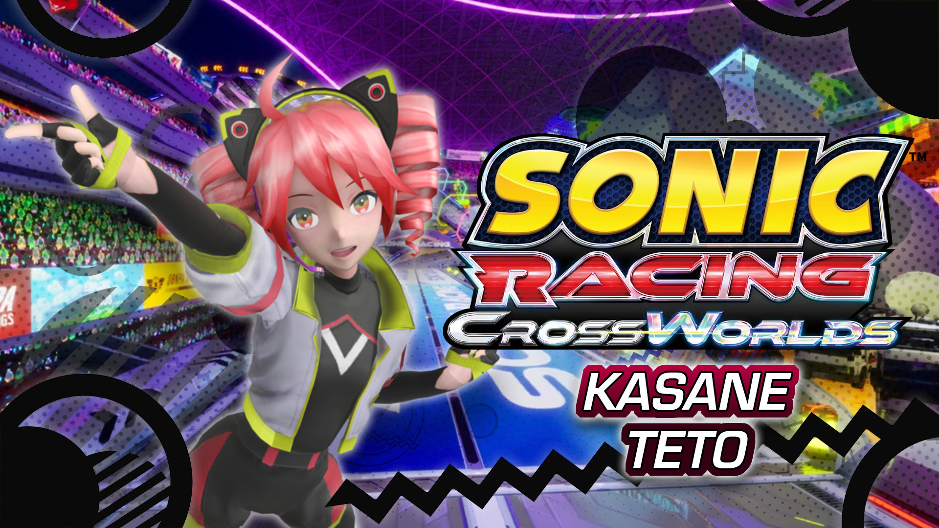 Kasane Teto Mod for Sonic Racing: CrossWorlds | SR:CW Mods