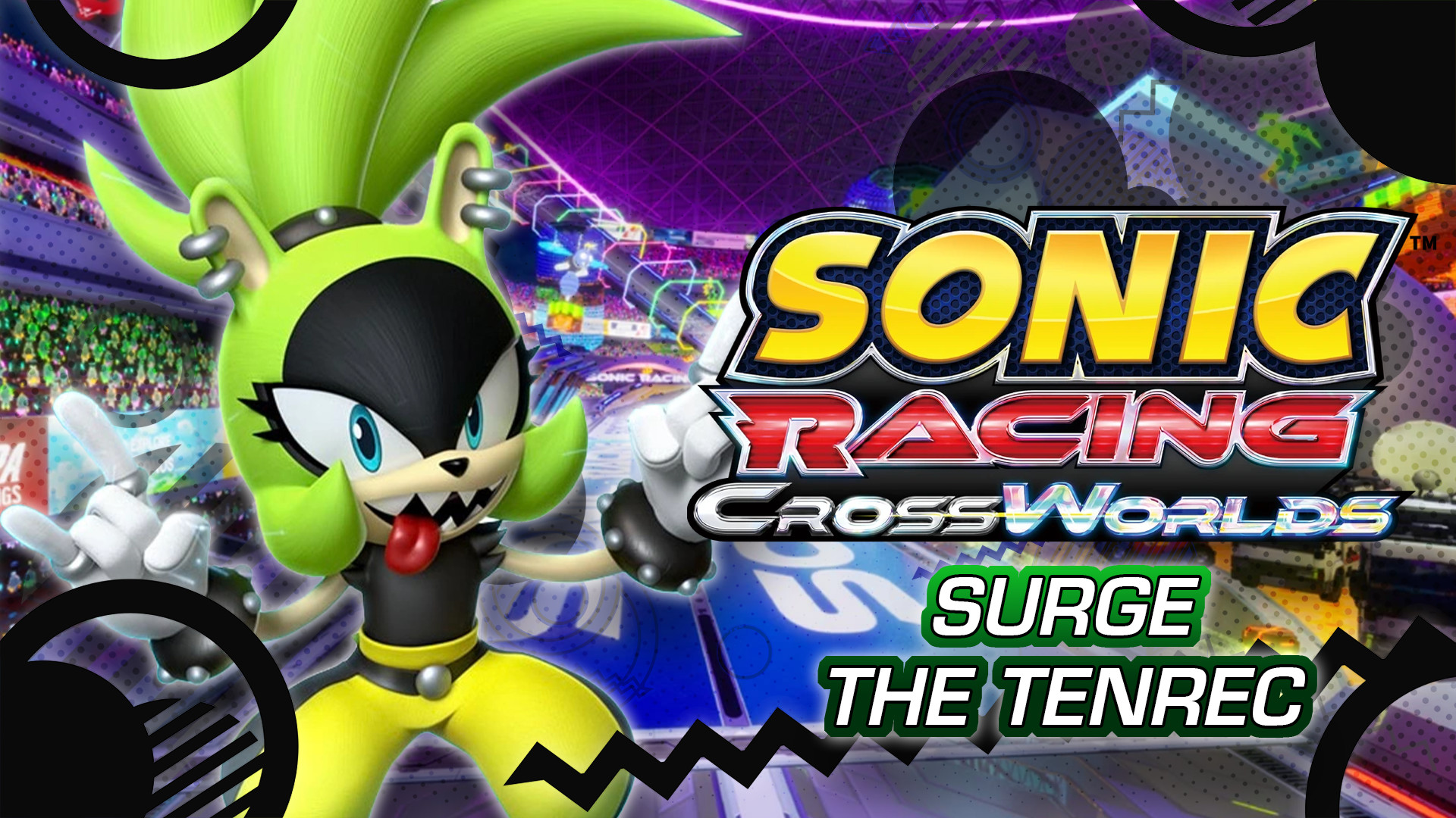 Surge The Tenrec Mod for Sonic Racing: CrossWorlds | SR:CW Mods