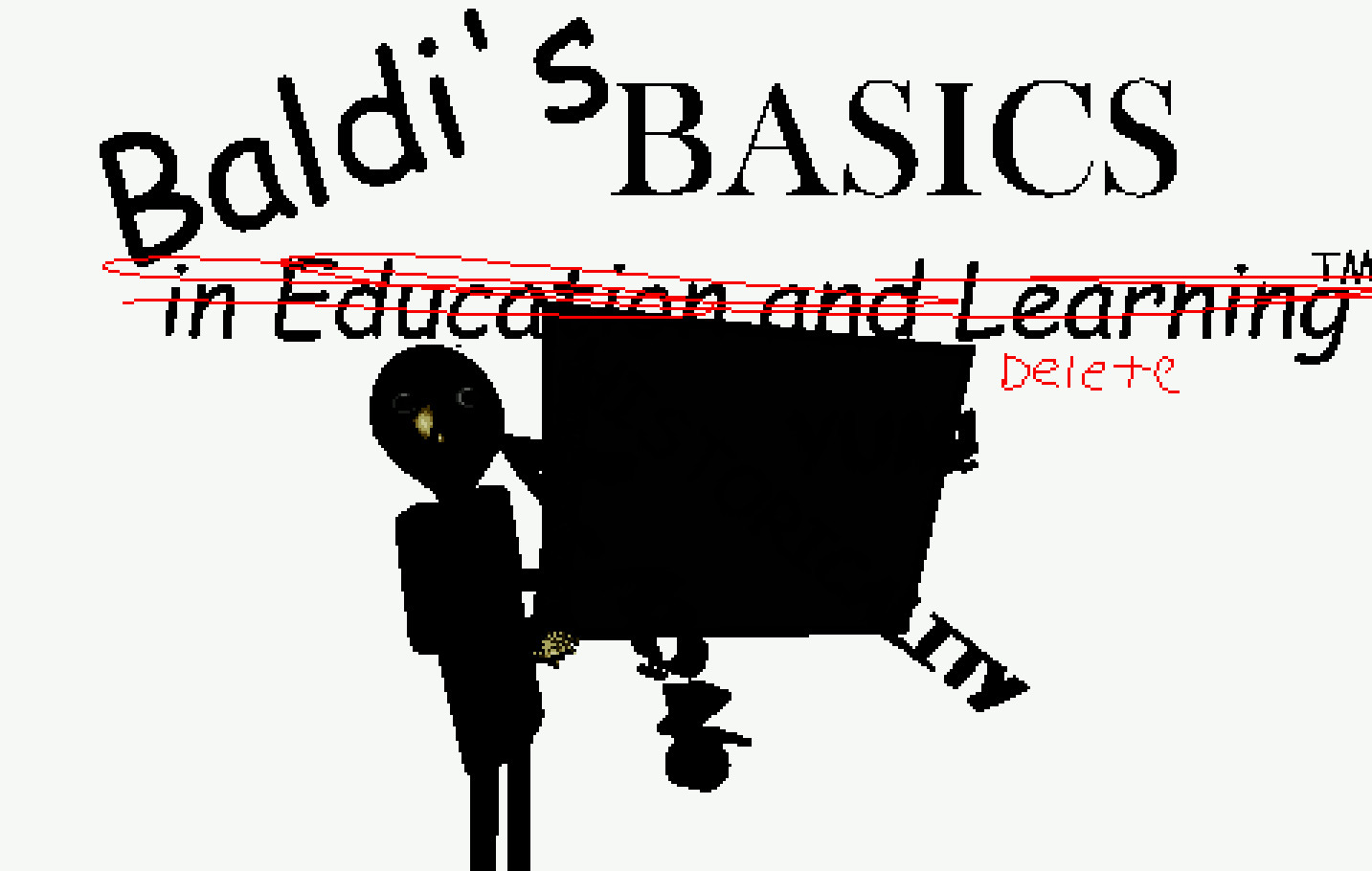 REAL SCARY creepy baldi basics in education DELETE Mod for Baldi's ...