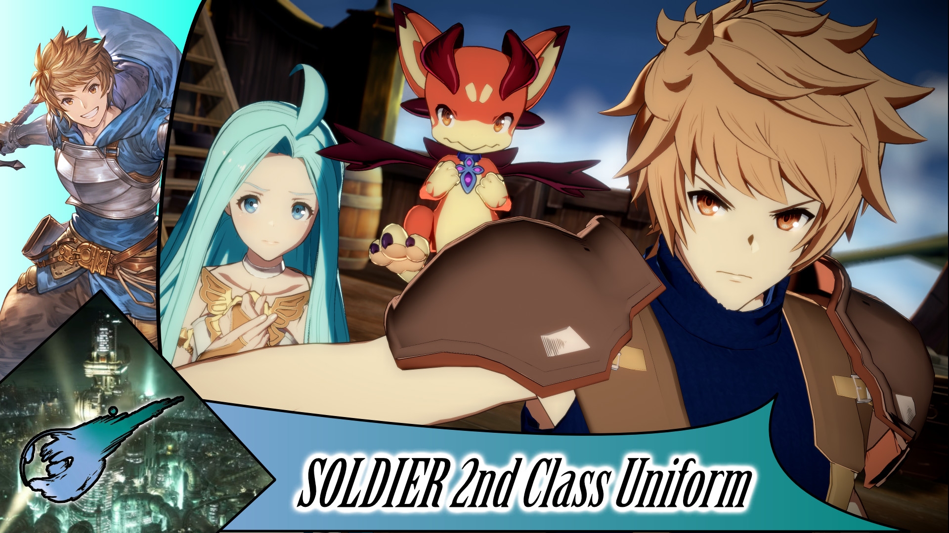 Costume Get: SOLDIER 2nd Class Uniform Mod for Granblue Fantasy Versus ...