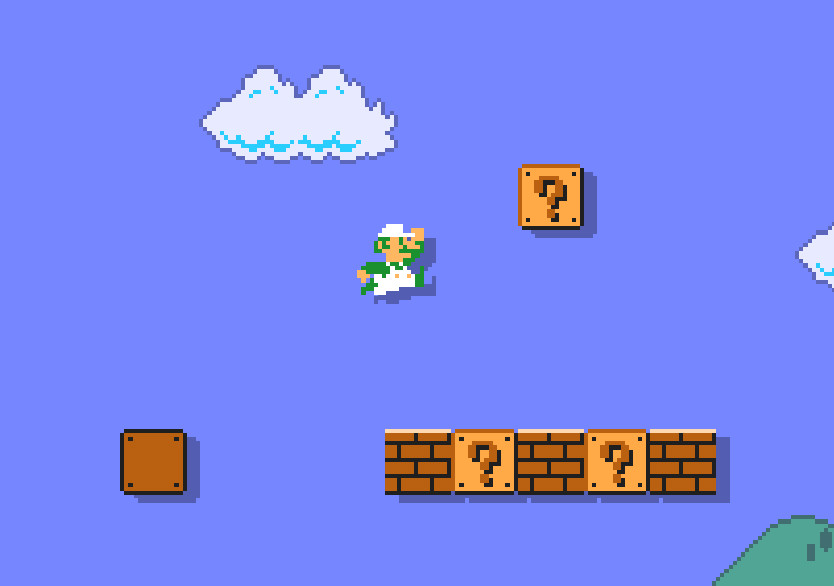 PixelCraftian Luigi (replaces the old one) Mod for Super Mario Bros ...