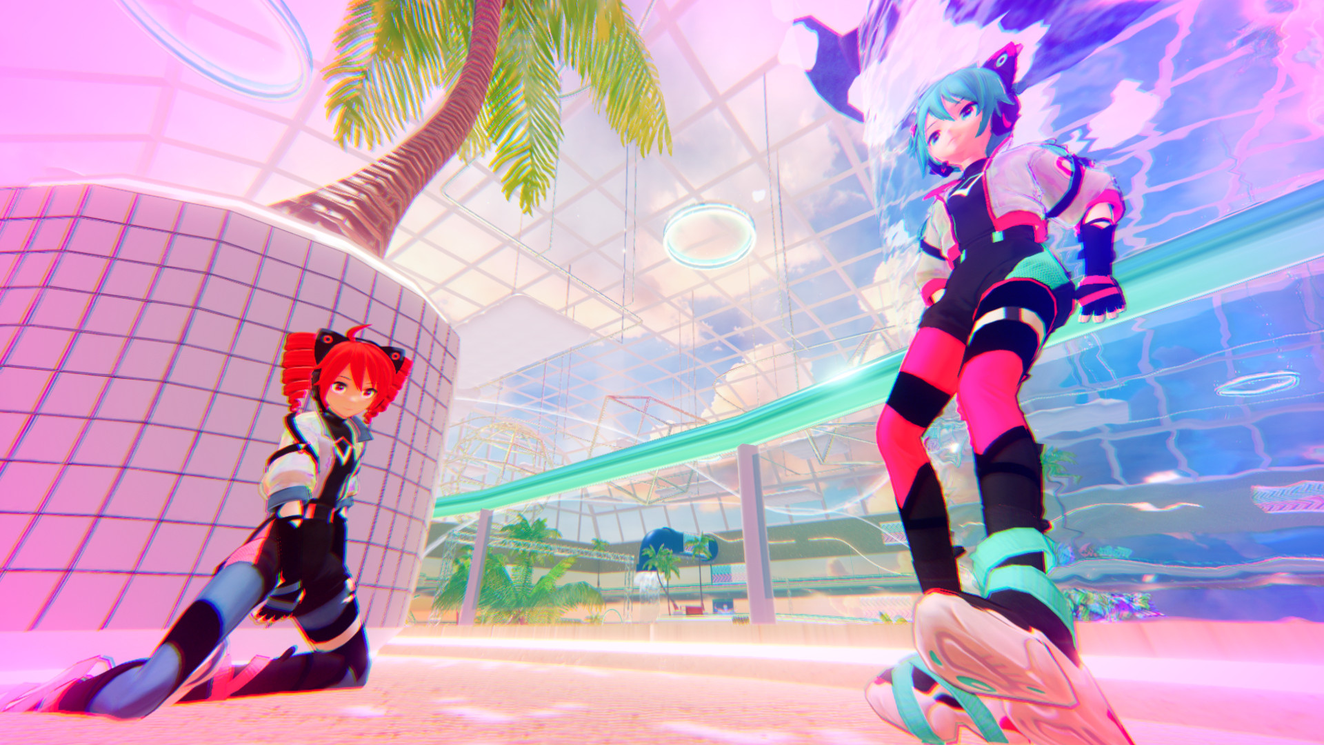 Hatsune miku (Cross Worlds) Mod for Bomb Rush Cyberfunk | BRC Mods