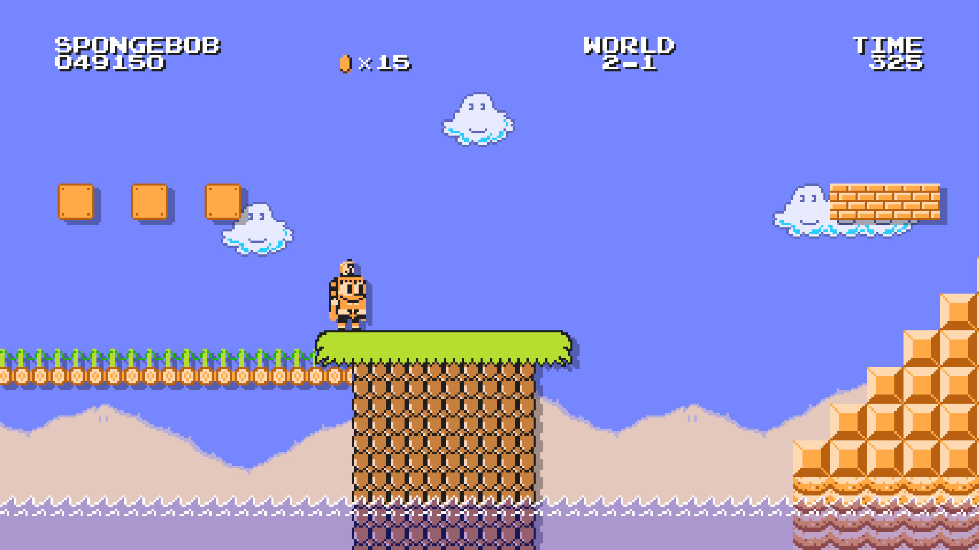 SpongeBob SquarePants in SMB1R! Mod for Super Mario Bros. Remastered ...