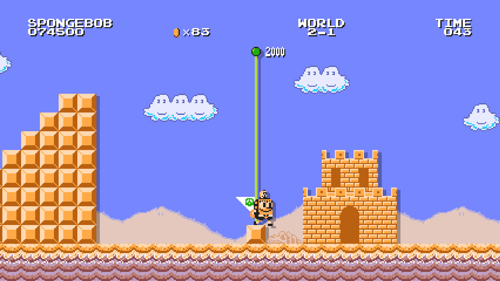 SpongeBob SquarePants in SMB1R! Mod for Super Mario Bros. Remastered ...