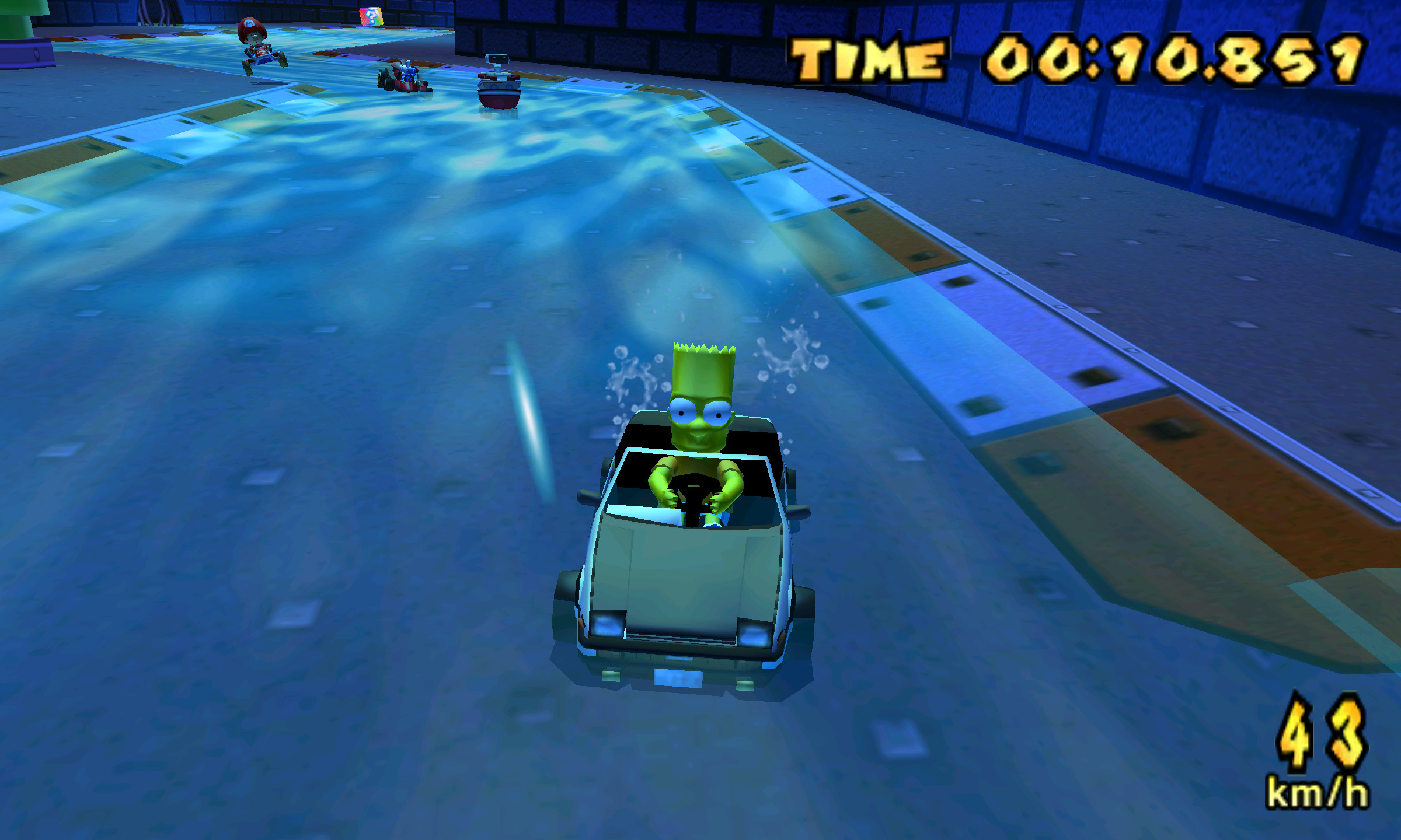 Bart simpson Mod for Mario Kart 7 | MK7 Mods