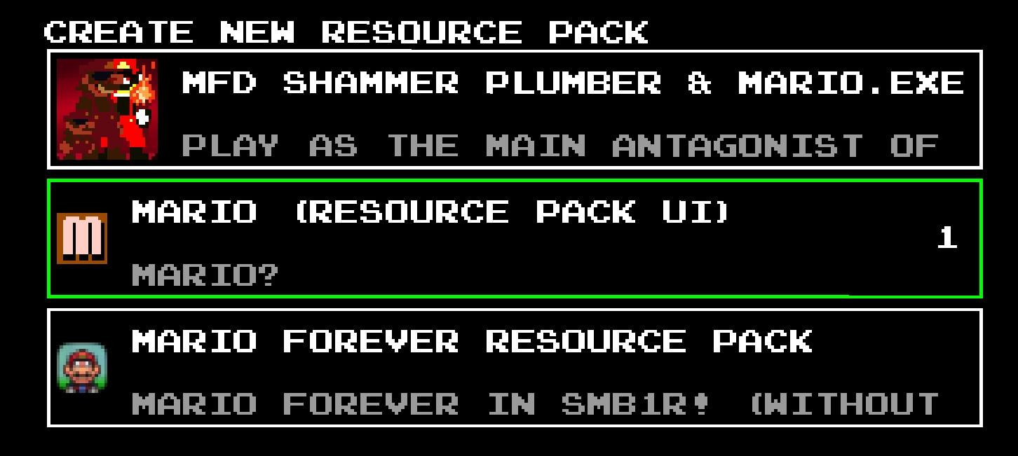 Mario Logo UI (Resource Pack) Mod for Super Mario Bros. Remastered ...
