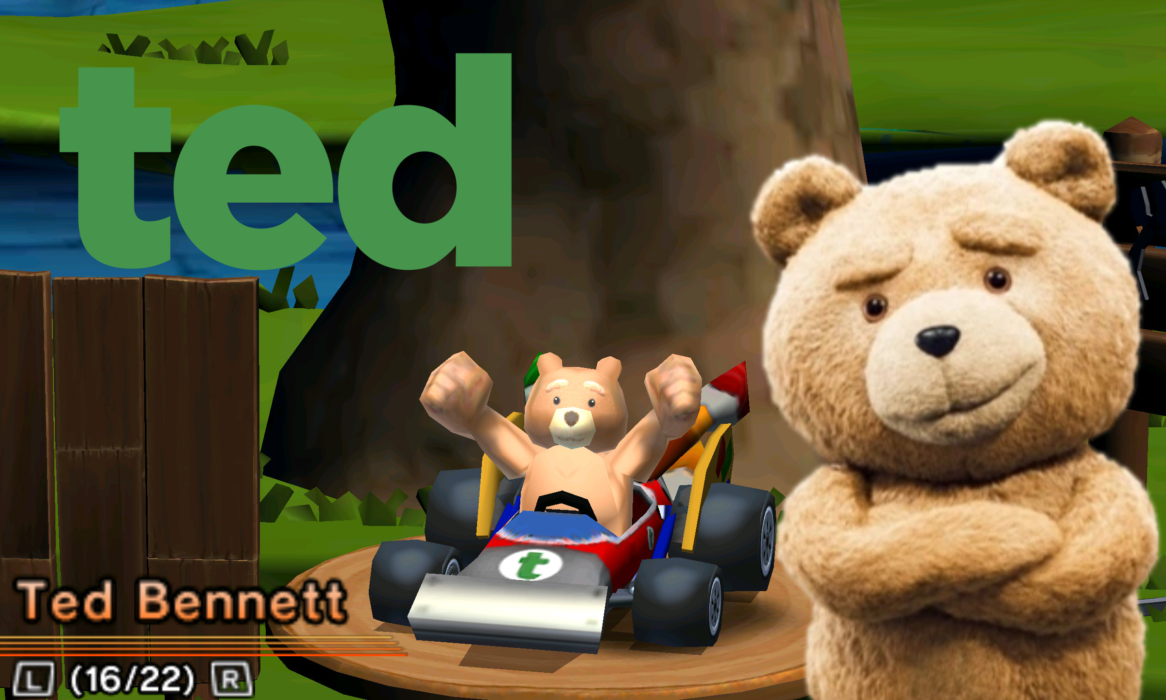 Ted bennett Mod for Mario Kart 7 | MK7 Mods