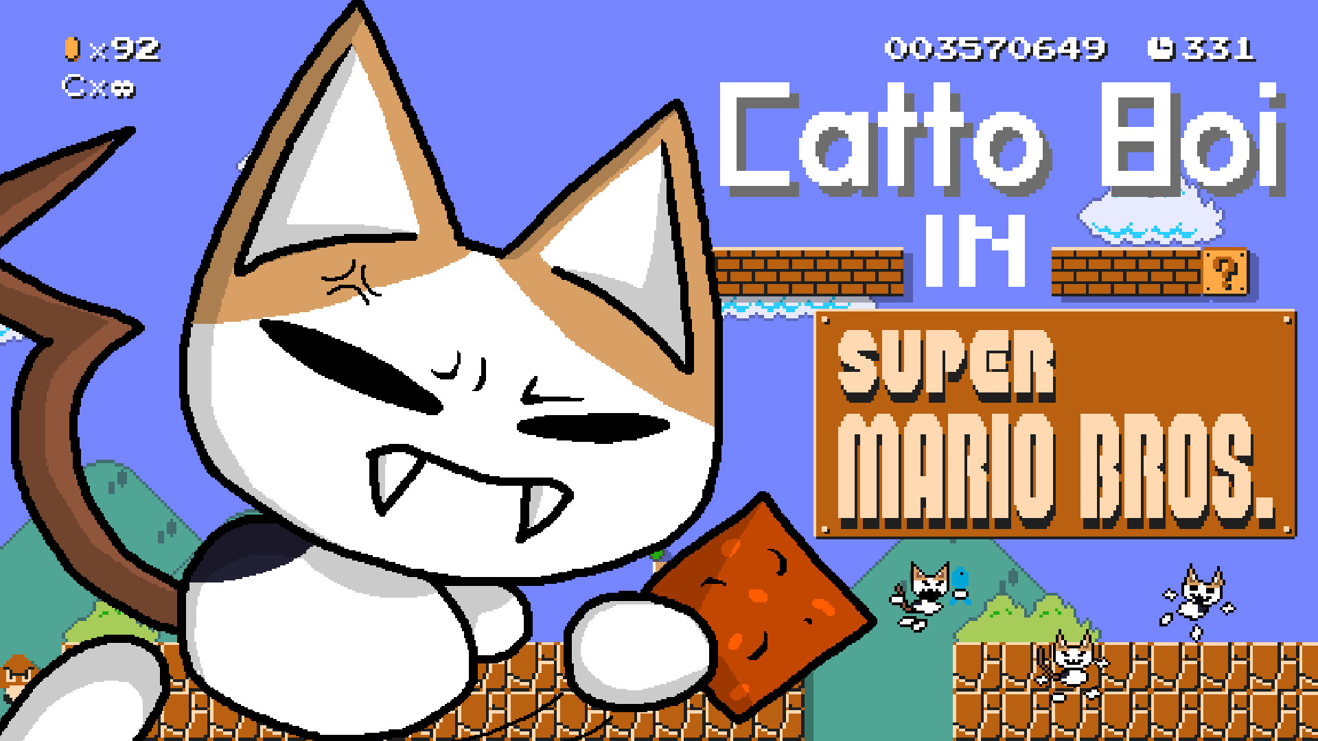 Catto boi In SMB1R Mod for Super Mario Bros. Remastered [Unofficial ...