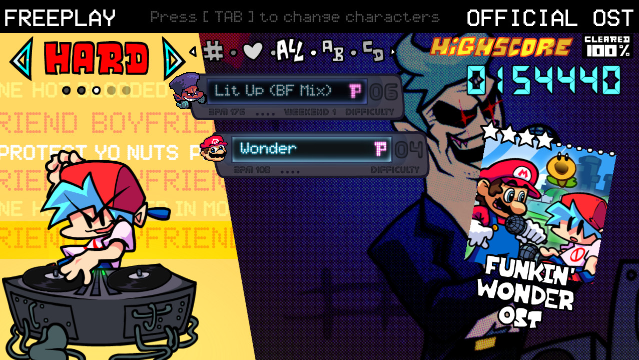 Super Funkin' Wonder (One-Shot) Mod for Friday Night Funkin' | FNF Mods