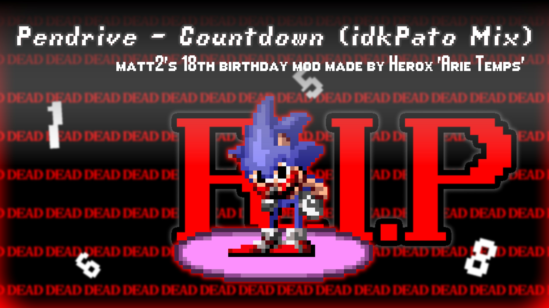 El Pendrive Azul - Countdown (idkPato Mix) Mod for Friday Night Funkin' | FNF Mods